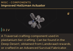 Improved Holtzman Actuator - Dune: Awakening Community Wiki